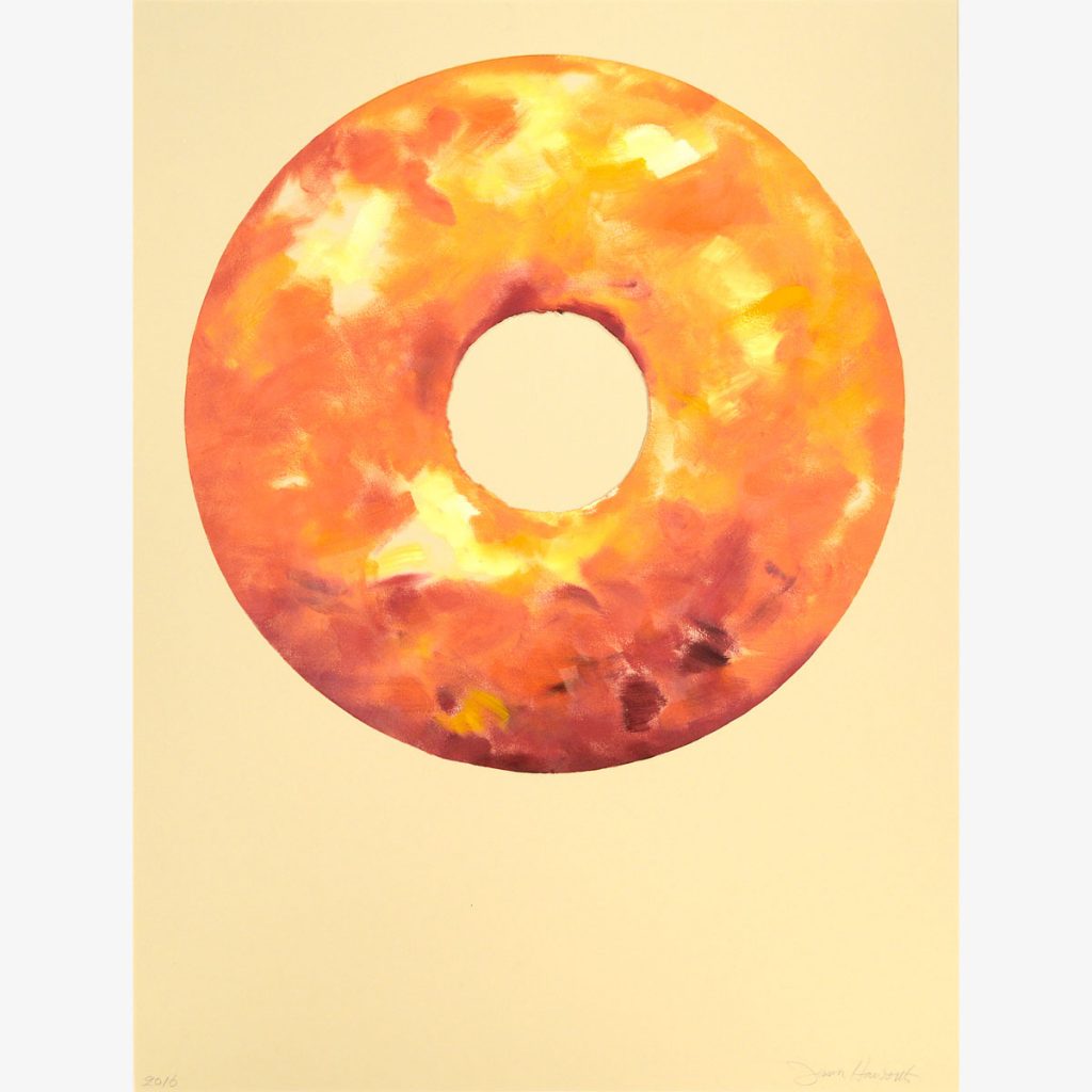 Jann Haworth - Red Pepper Wine Crust with Saffron Halva Donut